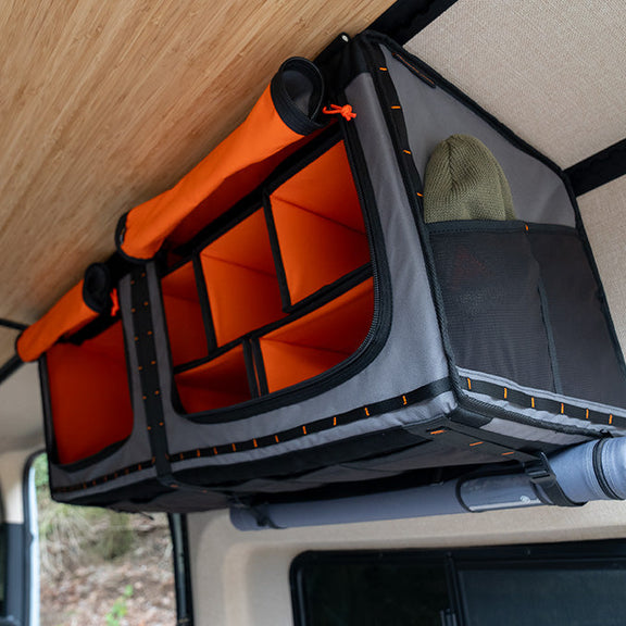 Storage Cubbies for Mule Bags - Camper Van Storage Solutions