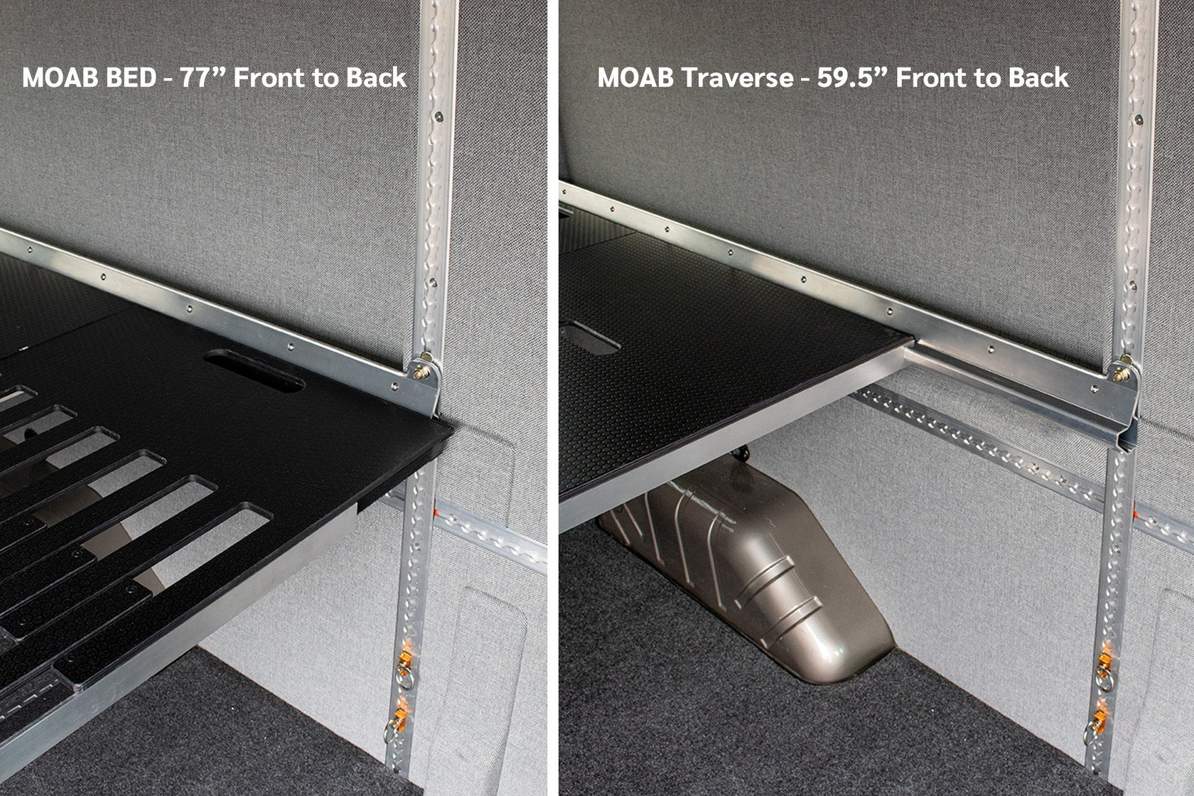 Space-Saving Camper Van Bed - MOAB Traverse for Sprinter or Transit Vans
